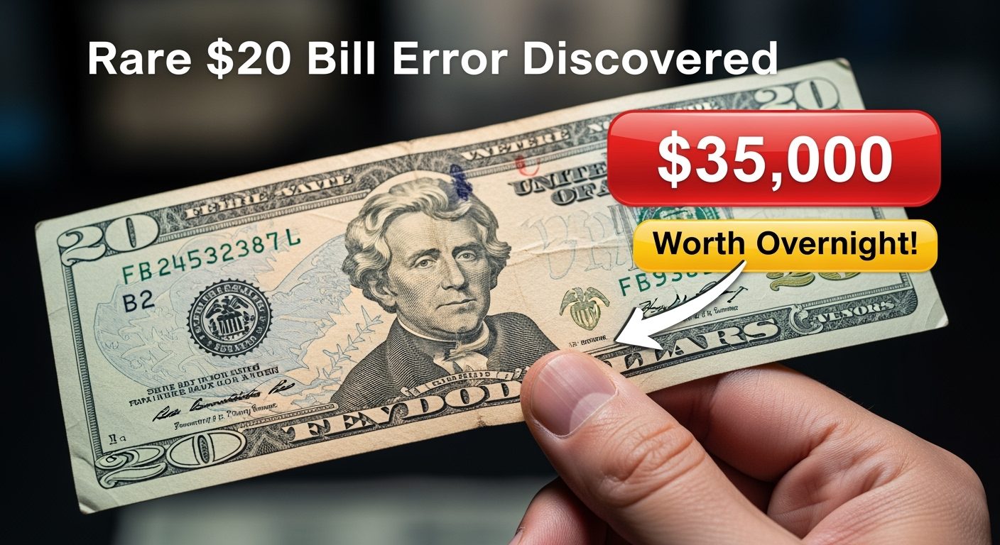 Rare $20 Bill Error Discovered: How One Mistake Made This Note Worth ...