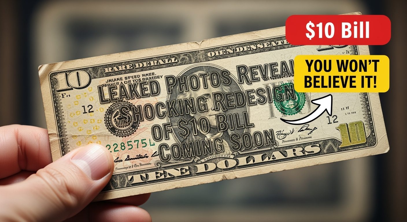 Leaked Photos Reveal Shocking Redesign of $10 Bill Coming Soon
